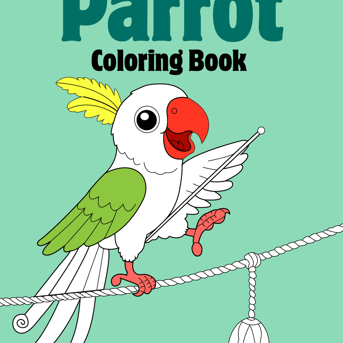 Free Printable Parrot Coloring Book – Tropical Fun for Kids