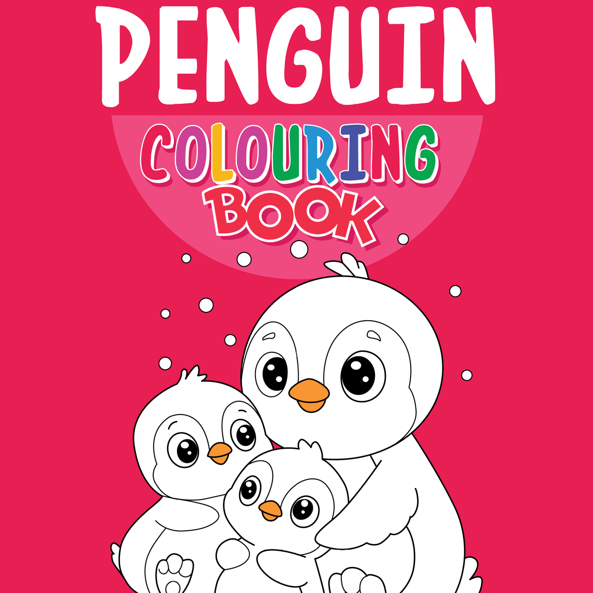 Penguin Coloring Book | Fun Winter Animal Printable for Kids