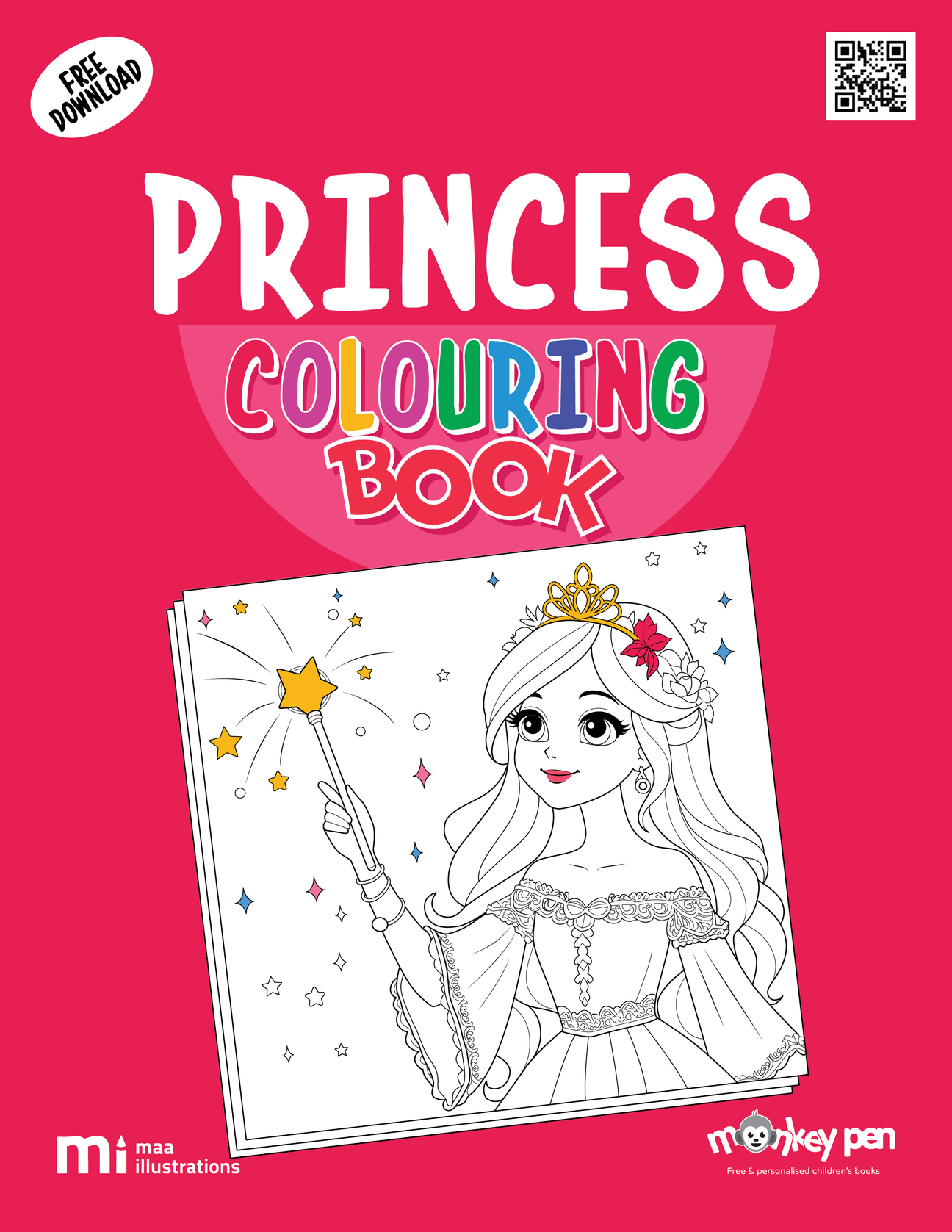 Princess Coloring Pages – Free Printables for Kids – Page 3