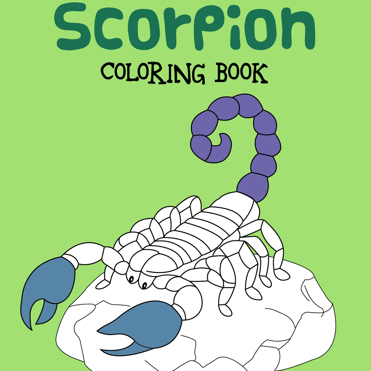 Scorpion Coloring Book - Free Printable PDF