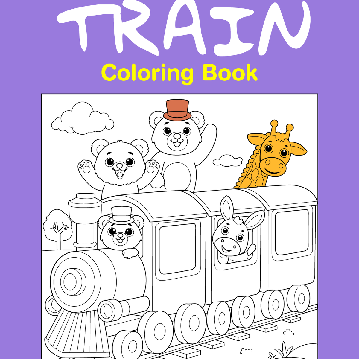Train Coloring Book