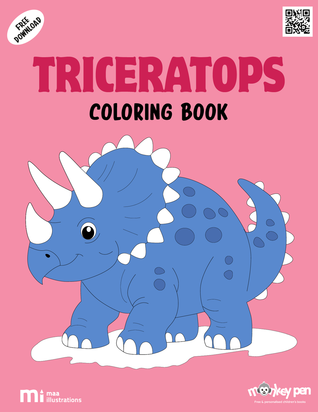 Dinosaur Coloring Pages & Book – Free Printable Fun