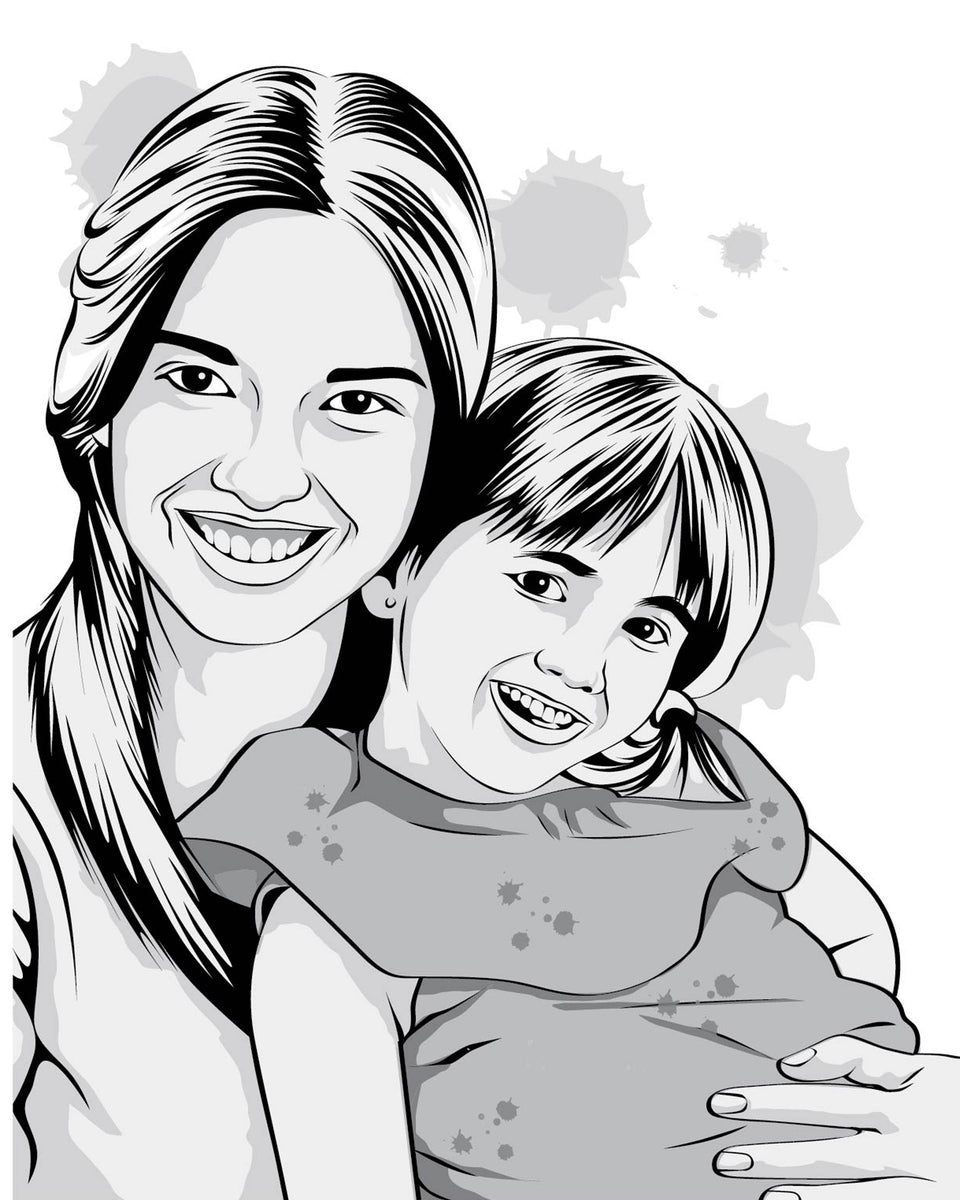 Color Splash Portrait Artists - Monkey Pen – Monkey Pen Store