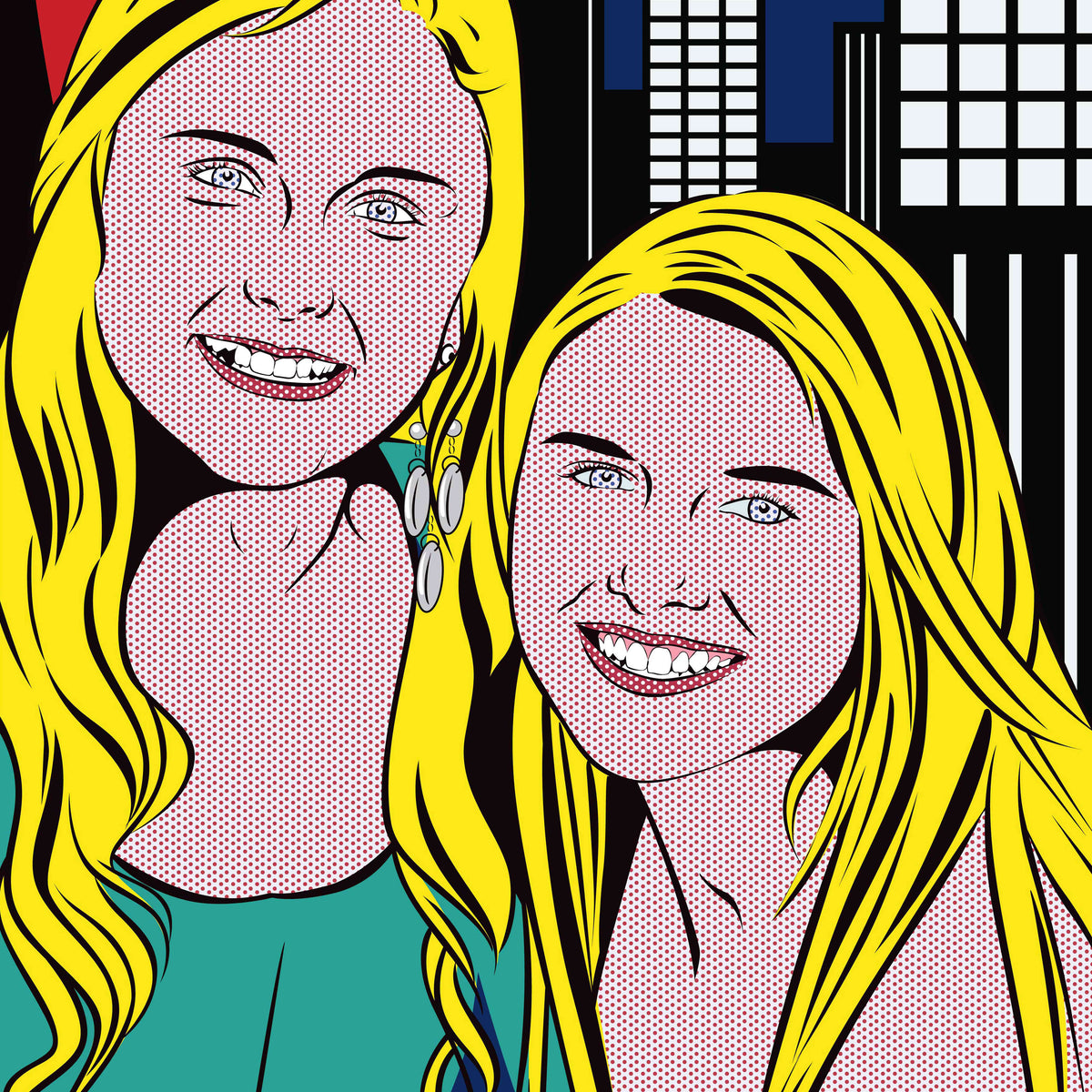 Lichtenstein Style Portrait Artists Online - Monkey Pen