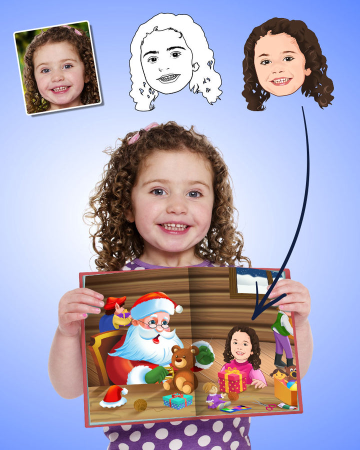 Custom Childrens Christmas Book | Personalised Christmas Book for kids ...