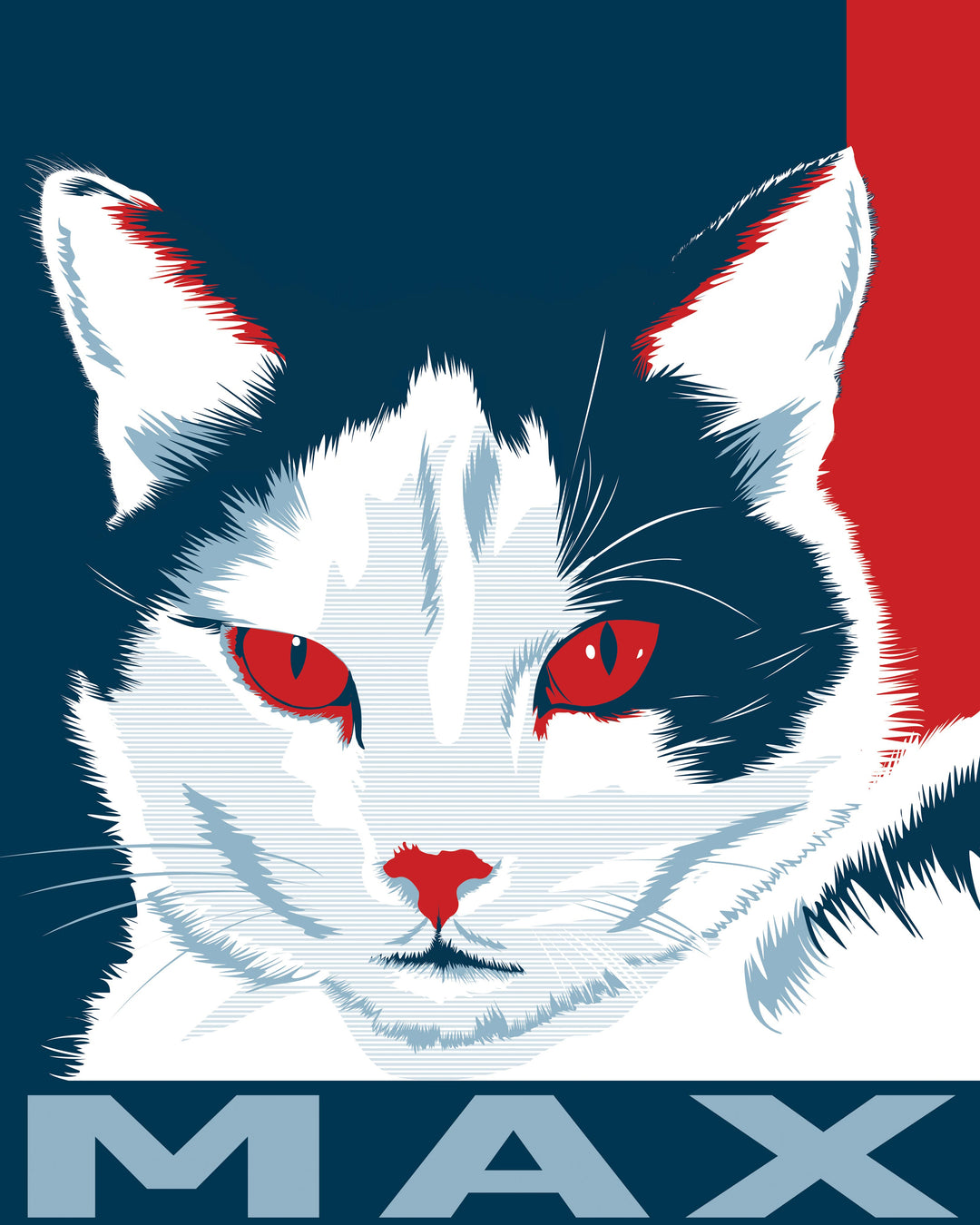 Obama Style Pet Portraits Artwork - Order Online